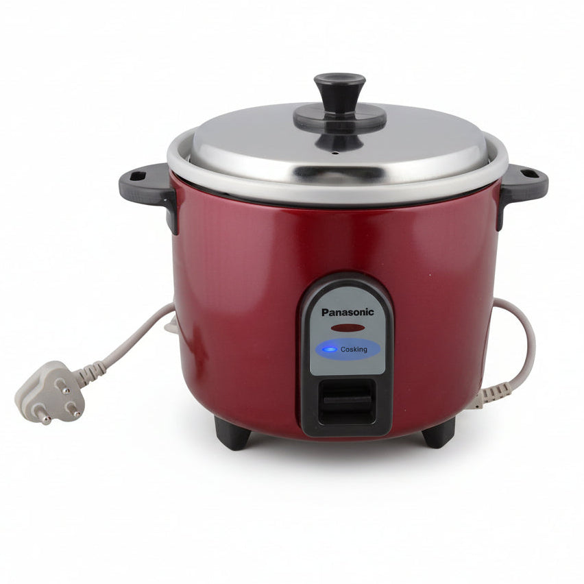 Panasonic SR-WA10E(GE9) Electric Rice Cooker – 1.0L, Red – Mazo Hub
